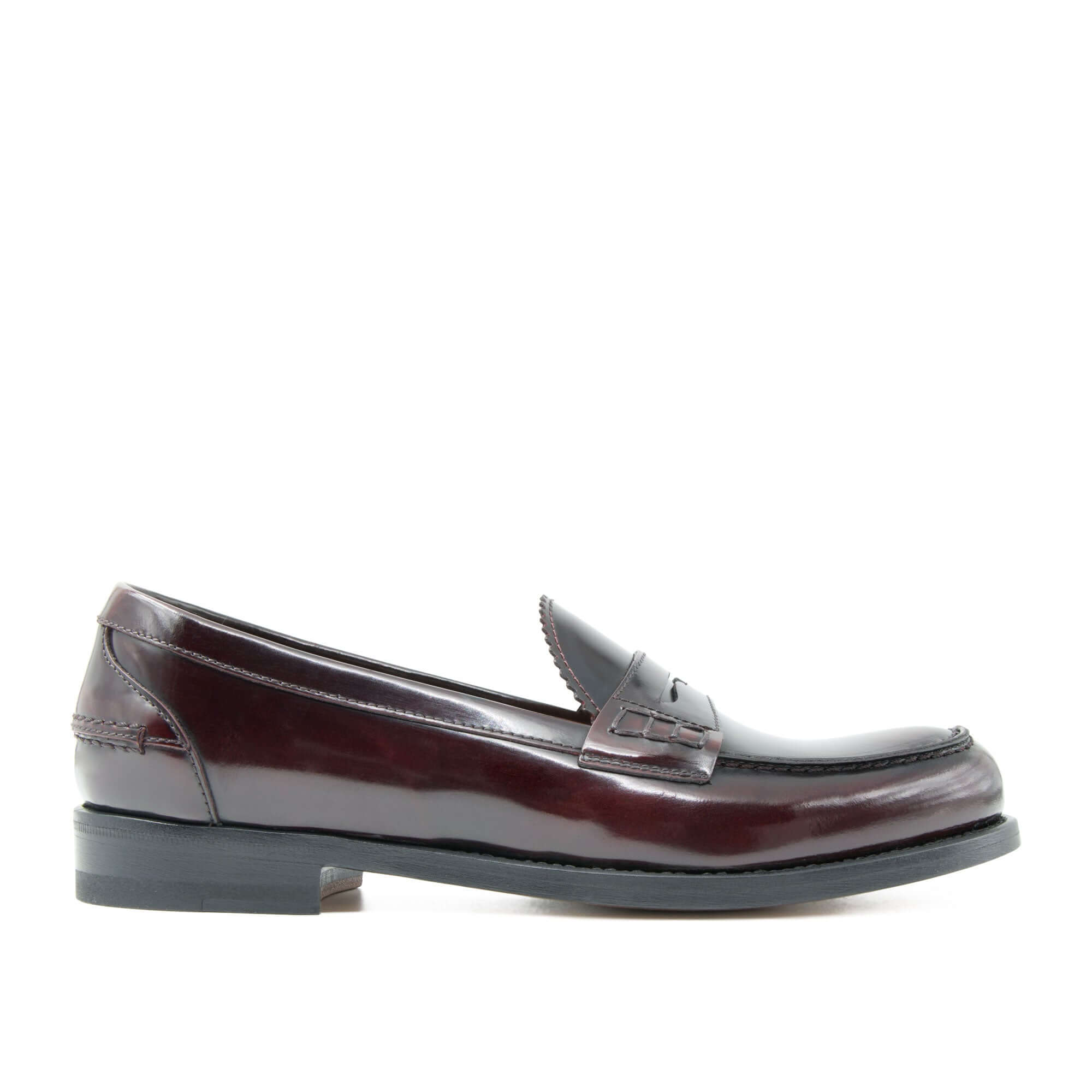 Mocassino da donna Lizzy in pelle color mosto | Il Gergo